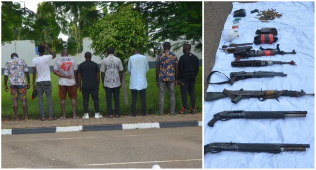 Police Arrest Eight For ‘Terrorising’ Bayelsa Community, Recover Arms ... Police Arrest Eight For ‘Terrorising’ Bayelsa Community, Recover Arms ...