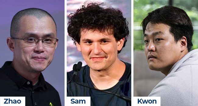 Zhao Changpeng, Sam Bankman-Fried and Do Kwon: The Fallen Kings Of Crypto • Channels Television