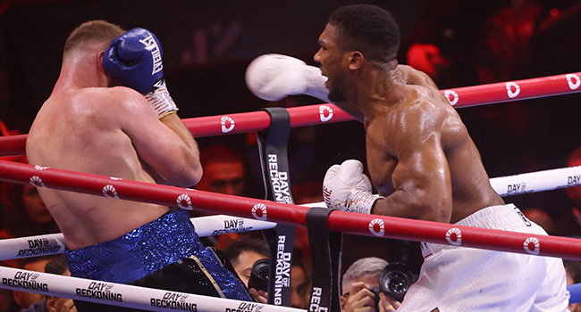 Joshua Knocks Out Wallin After Five Rounds Of Heavyweight Clash ...