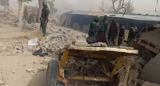 Troops Destroy Terrorist Hideouts In Zamfara, Sokoto States • Channels ...