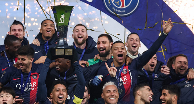 Lee, Mbappe Score As PSG Win French Champions Trophy • Channels Television