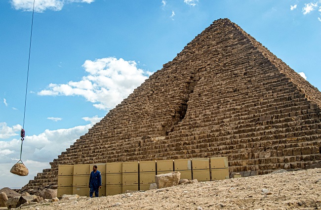 Egypt Orders Review Of Pyramid Restoration After Outcry • Channels ...