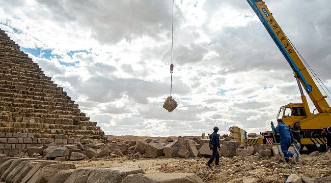 Egypt Orders Review Of Pyramid Restoration After Outcry • Channels ...