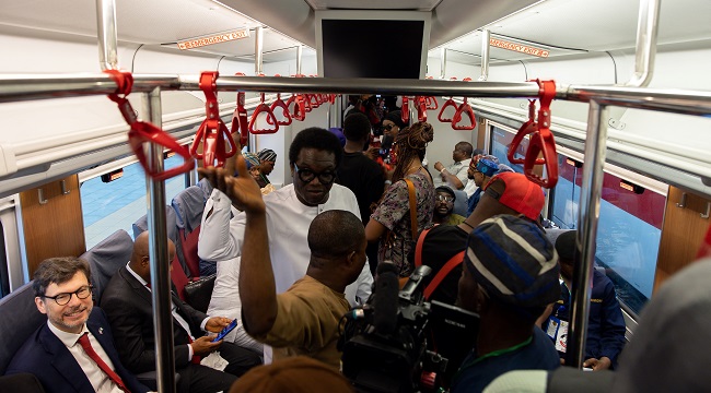 PHOTOS: Lagos Commissions New Train Line • Channels Television