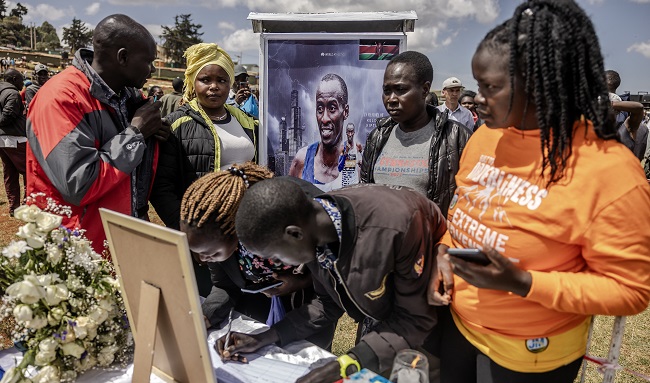 KENYA-ATHLETICS-FUNERAL-KIPTUM • Channels Television