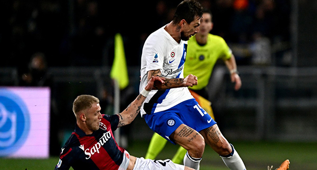 Inter Continue Scudetto Quest At Battling Bologna • Channels Television