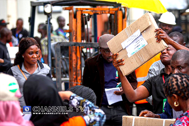 PHOTOS: INEC Distributes Sensitive Materials For Edo Gov Poll ...