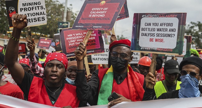 Protesters Demand End To Illegal Minning In Ghana • Channels Television