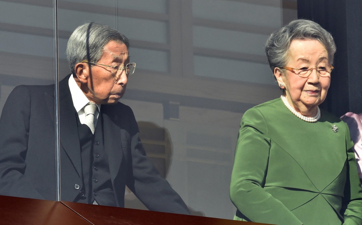 This file photo taken on January 2, 2016 shows Japan's then-100-year ...