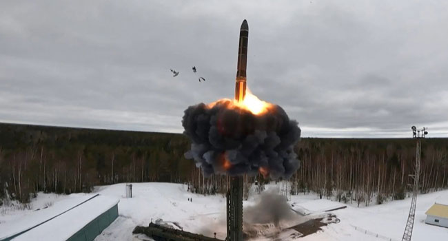 Russia Fires Intercontinental Ballistic Missile At Ukraine For First ...