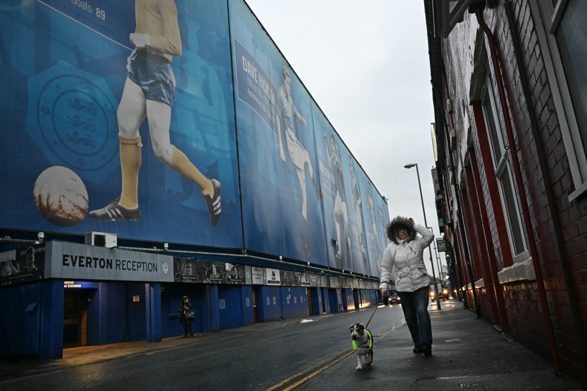 BRITAIN-STORM-DARRAGH-FBL-ENG-PR-EVERTON-LIVERPOOL • Channels Television