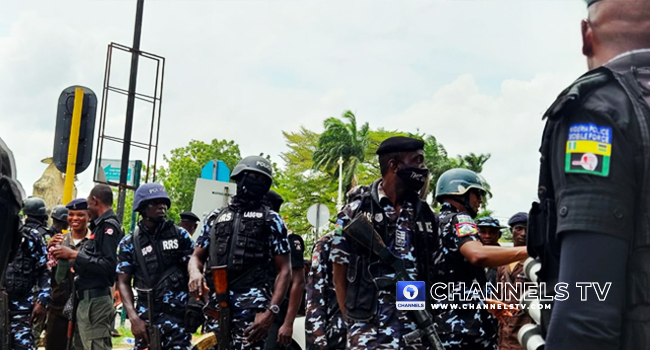 IN PICTURES: Take It Back Movement Protests in Lagos • Channels Television